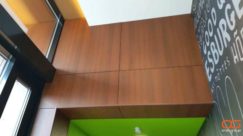 Gentas HPL plokštės interjeras | OrexGroup